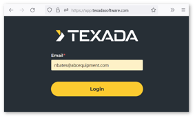 Log In and Out of Texada Web